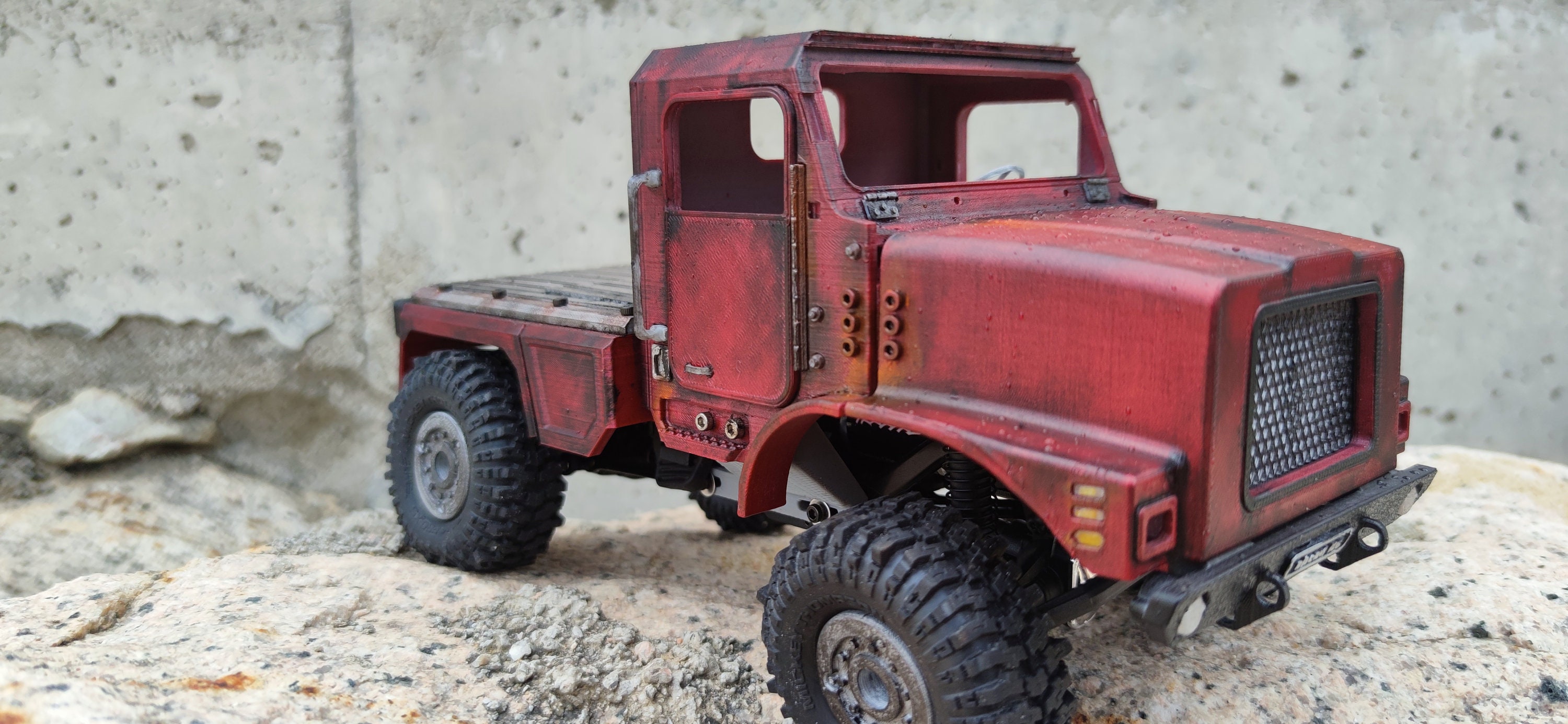 DIGITAL STL 3D Print File - Crawler Mk23 Front Cab - 1/18 TRX4M RC Body ...