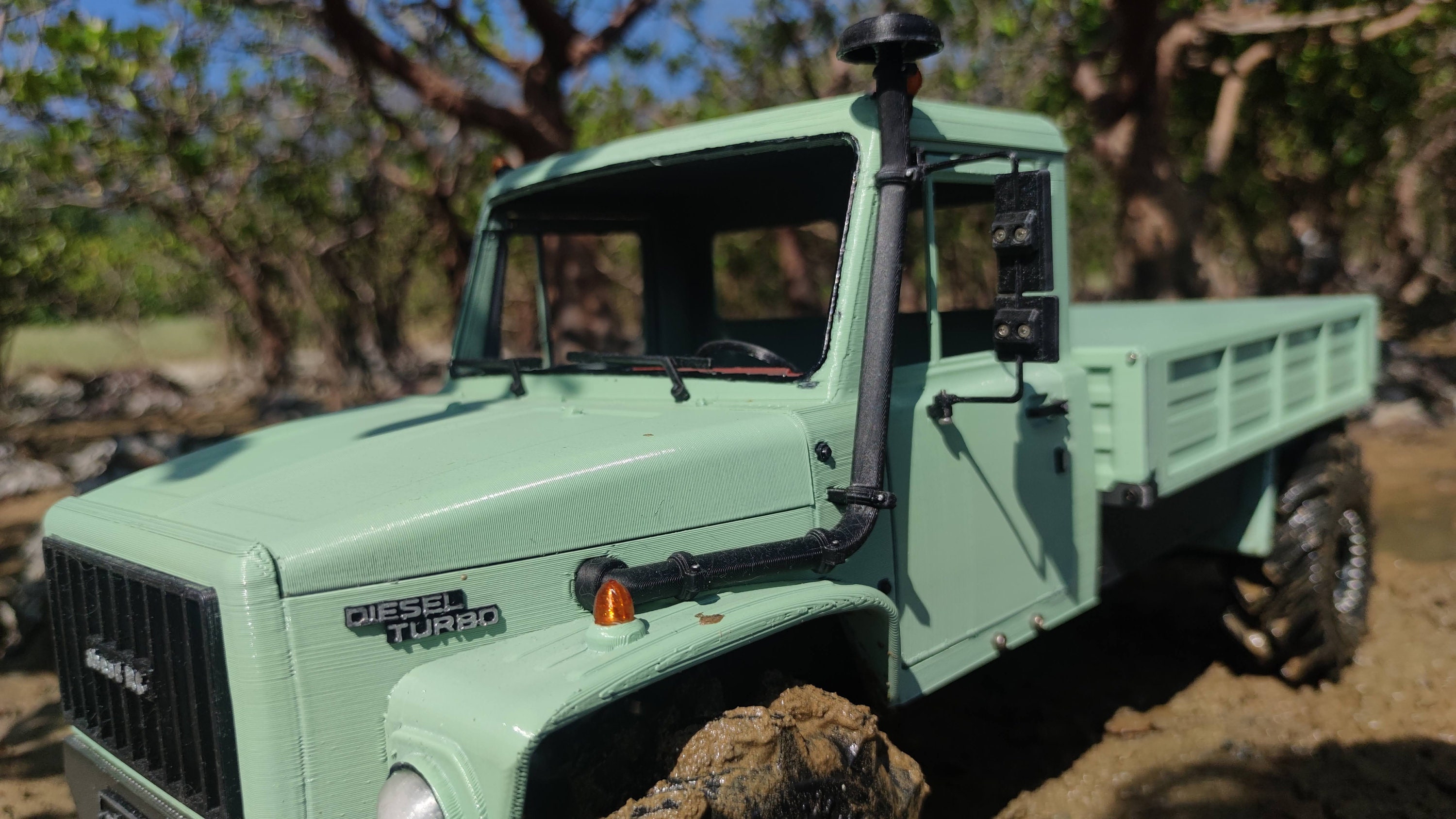 DIGITAL STL 3D Print File Crawler G3308 Single Cab adventurer Truck Cab ...