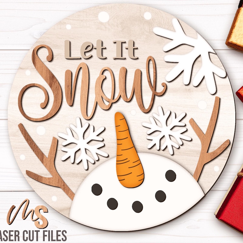 Let It Snow Sign - Etsy