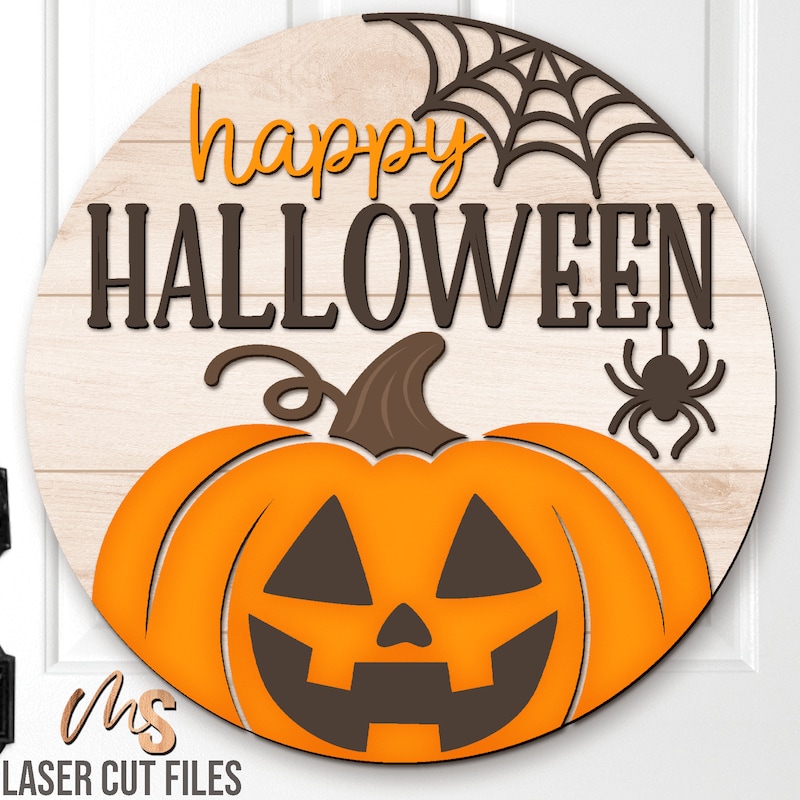 Happy Halloween Sign - Etsy