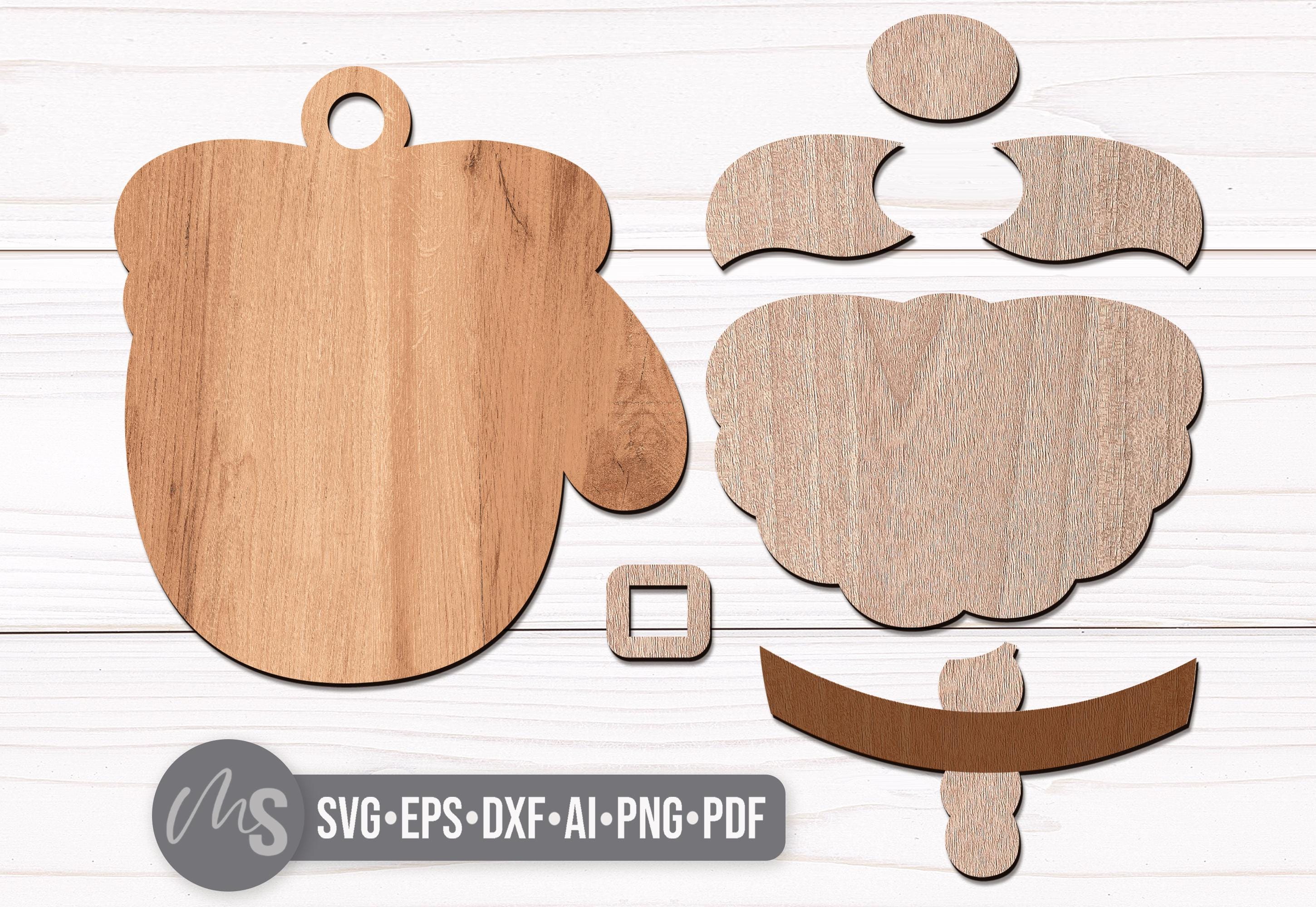 Custom Mittens Christmas Ornament SVG Bundle: Laser Cut Files for ...