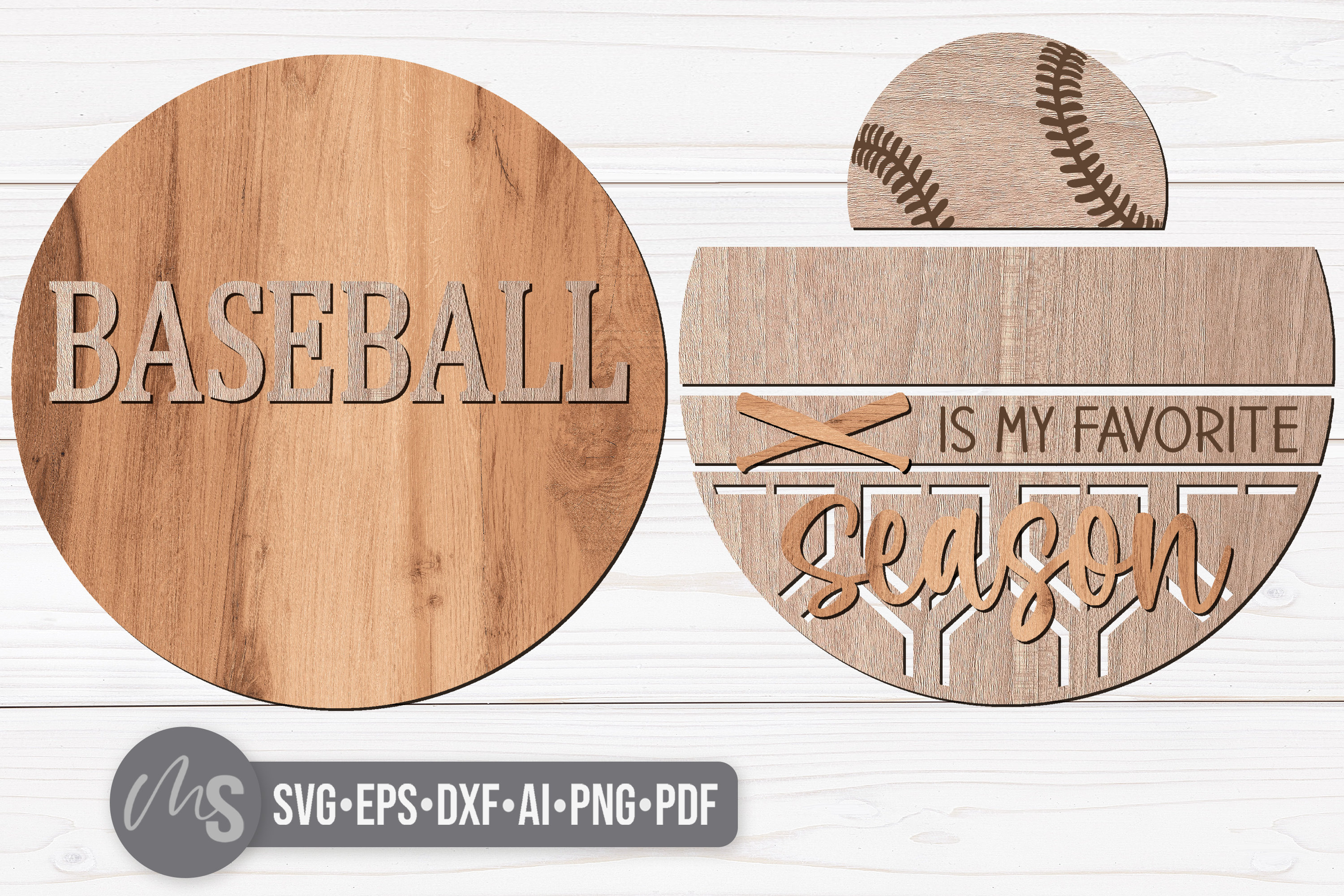Baseball Sign SVG Laser Cut Files: Baseball Season Door Hanger ...