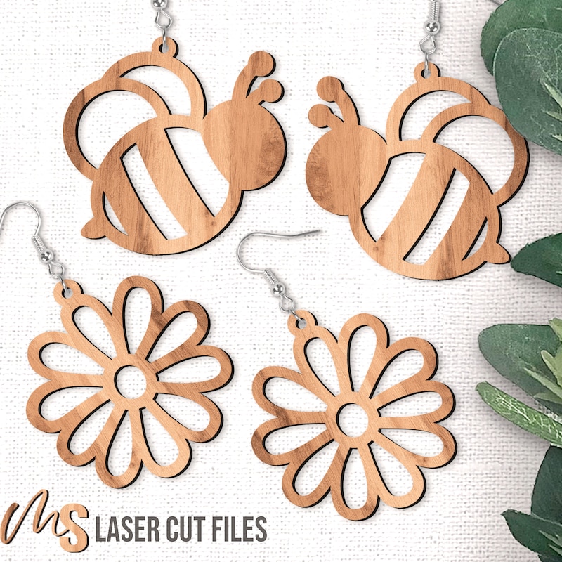 Laser Cut Earring Files - Etsy