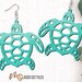 Turtle Earrings SVG - Earring Svg - Sea Turtle Svg - Laser Cut Files ...