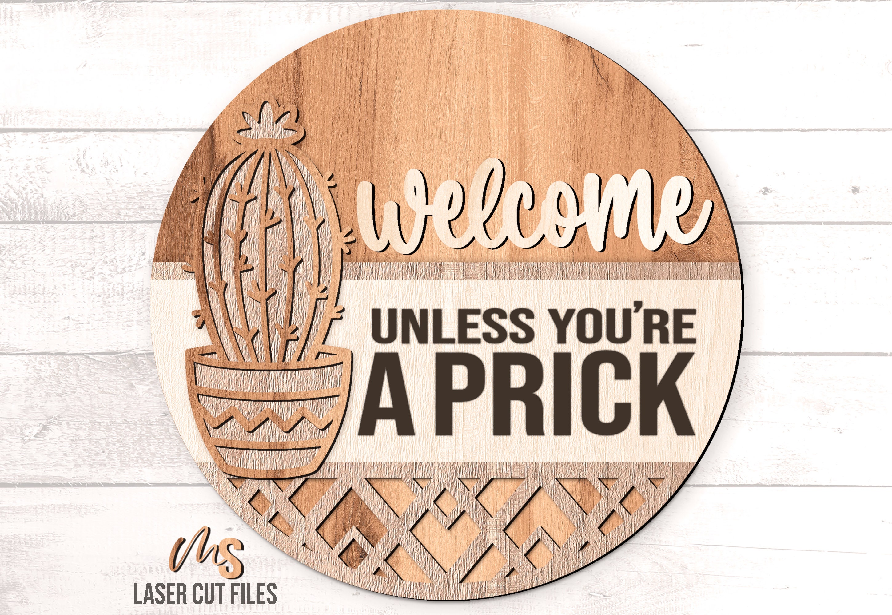 Cactus Welcome Sign Svg Western Door Hanger Svg Cactus Svg - Etsy