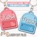 Custom Kids Backpack Name Tag Svg Bundle - Kids Bag Tag Svg - Back to ...
