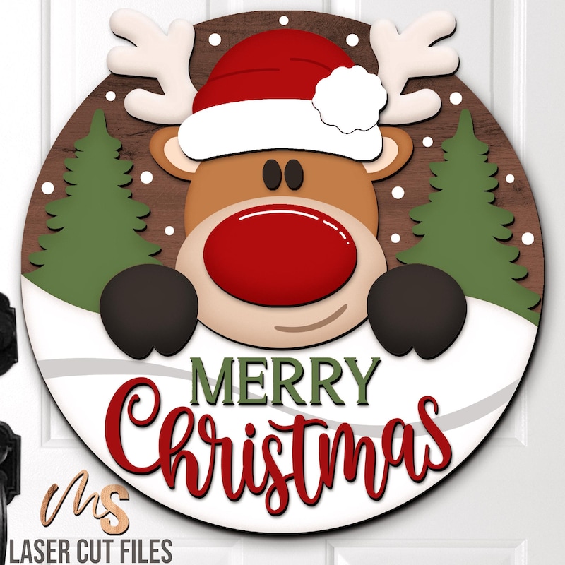 Reindeer Signs - Etsy