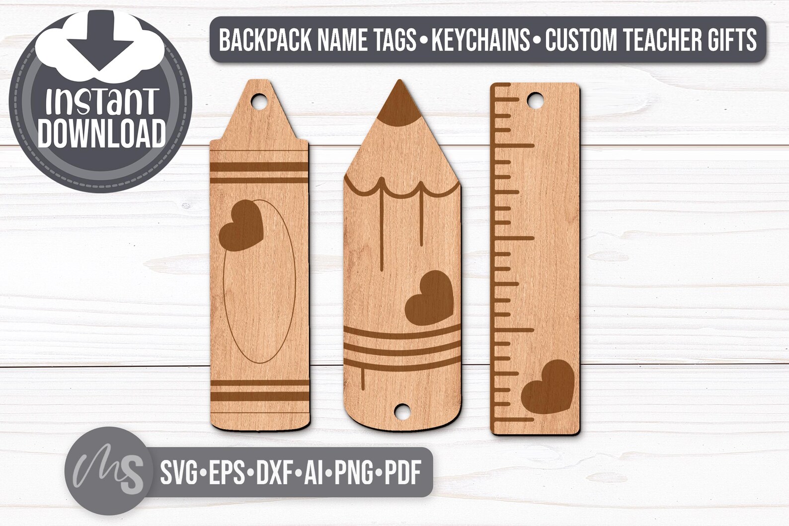 Custom Kids Backpack Name Tag Svg Bundle - Kids Bag Tag Svg - Back to ...