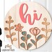 Daisy Hello Summer Door Hanger Svg Summer Welcome Sign Svg Daisy Svg ...