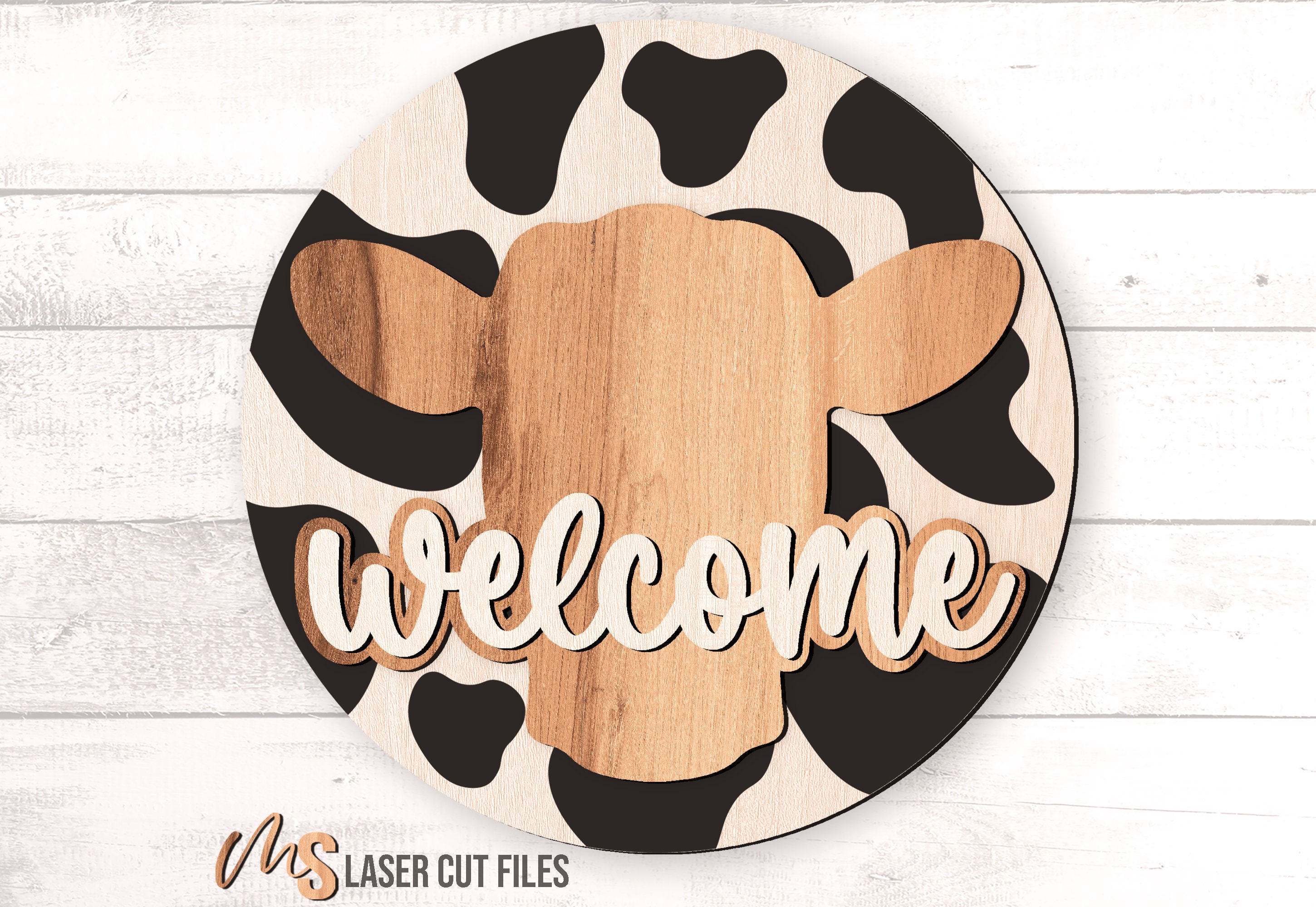 Cow Welcome Sign Svg Cow Door Hanger Svg Cow Svg Laser - Etsy New Zealand