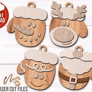 Custom Mittens Christmas Ornament SVG Bundle: Laser Cut Files for ...