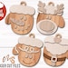 Custom Mittens Christmas Ornament SVG Bundle: Laser Cut Files for ...