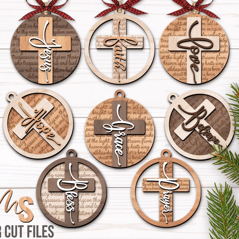 Christmas Cross Cut Files - Etsy