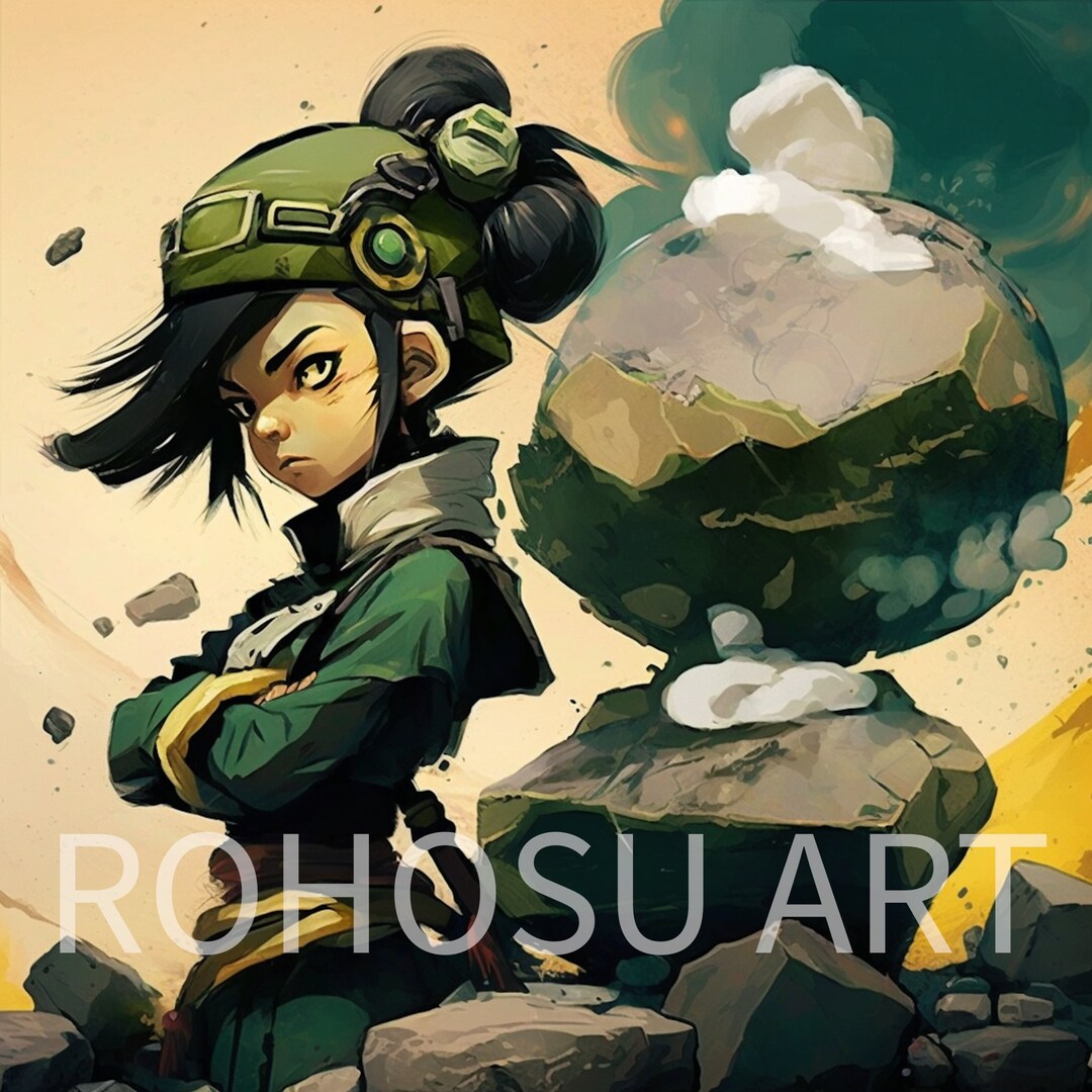 Toph Beifong - Avatar the Last Airbender - Etsy