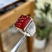 Handmade Square Brown Agate Sterling Silver Mens Ring - Etsy