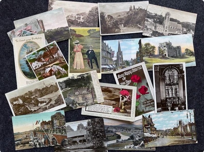 Genuine Vintage British Postcards From the Early 1900s – English ...
