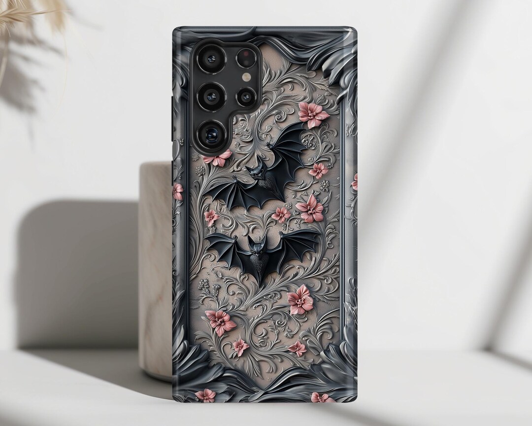 Gothic Victorian Bats Phone Case: Protective Cover for Samsung Galaxy ...