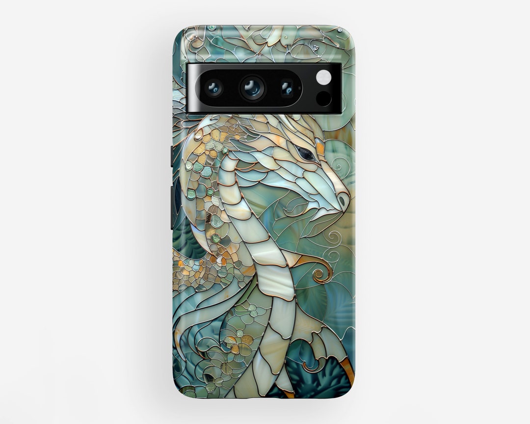 Dragon Stained Glass Design Protective Phone Case for Google Pixel - Etsy