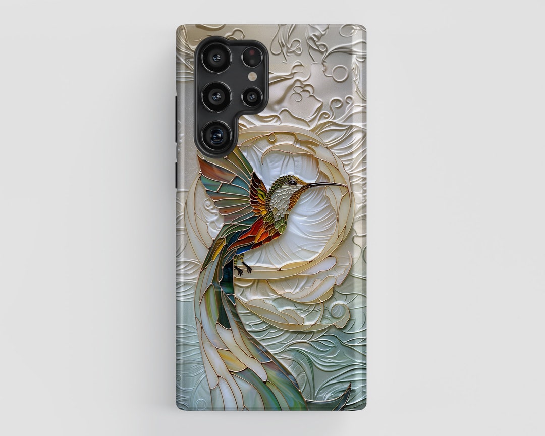 Hummingbird Stained Glass Design Phone Case for Samsung Galaxy - Etsy