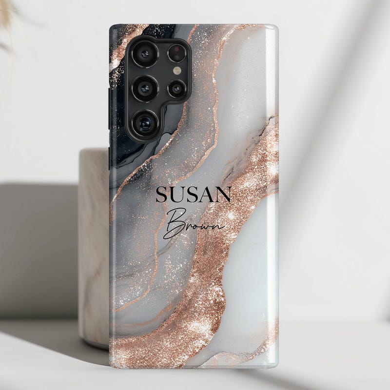 Rose Gold Phone Case - Etsy