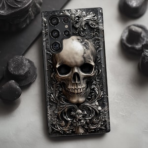 Gothic Skull Metalwork Design Phone Case for Samsung Galaxy S Series - Etsy