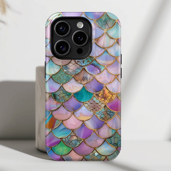 Stained Glass Mermaid Phone Case - Etsy