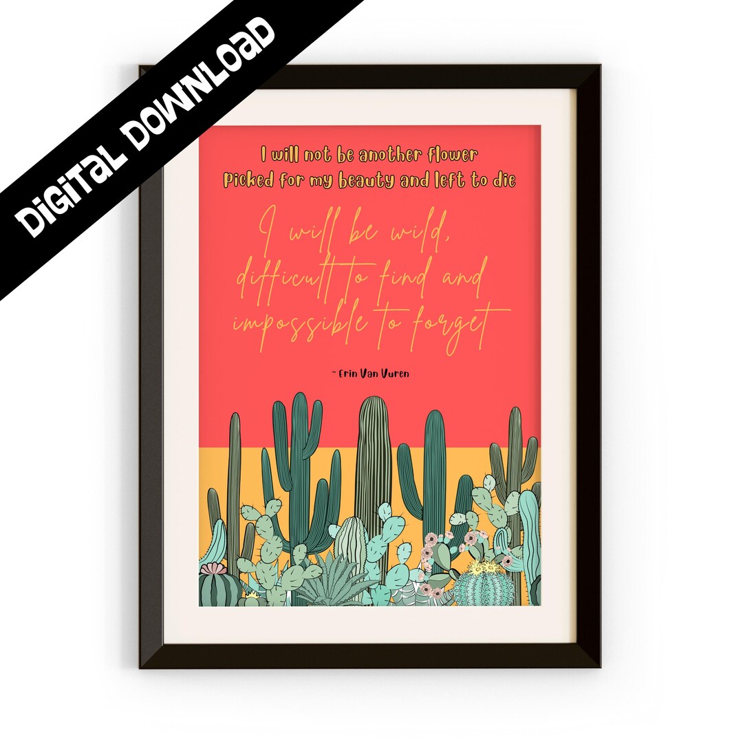 Digital Download Motivational Quote Positive Affirmation Print Home ...