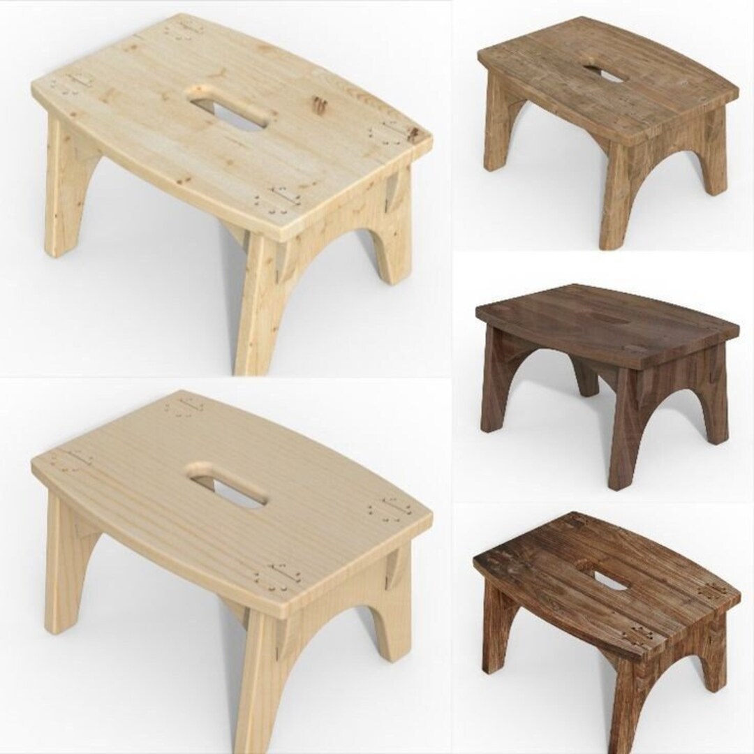 Wooden Stool Design Digital Cut Files - Etsy