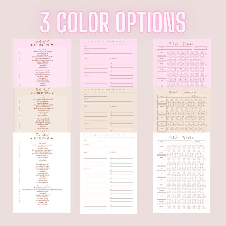 Printable That Girl Daily Planner Day Planner Printable - Etsy