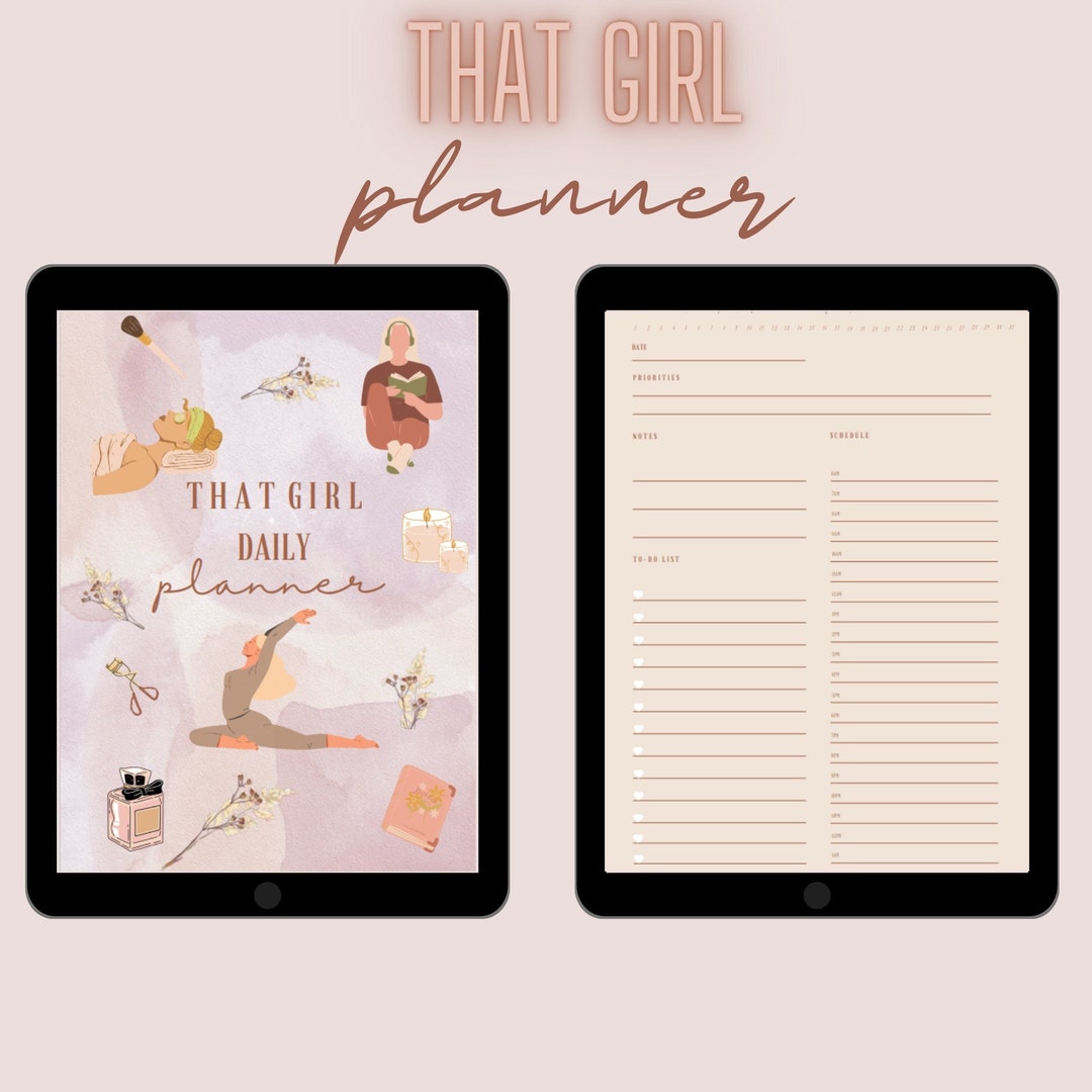 Printable That Girl Daily Planner Day Planner Printable - Etsy