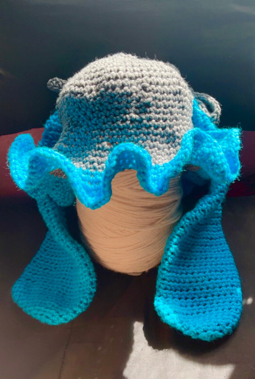 Bunny Ear Ruffle Bucket Hat - Etsy