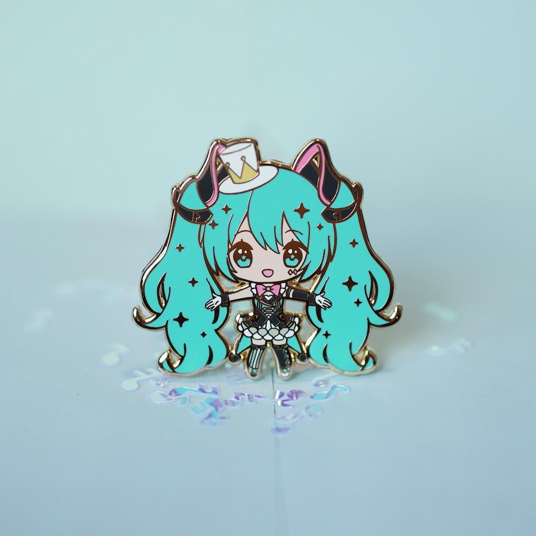 Magical Mirai Miku Enamel Pin / Vocaloid Hatsune Miku / Cute Anime ...