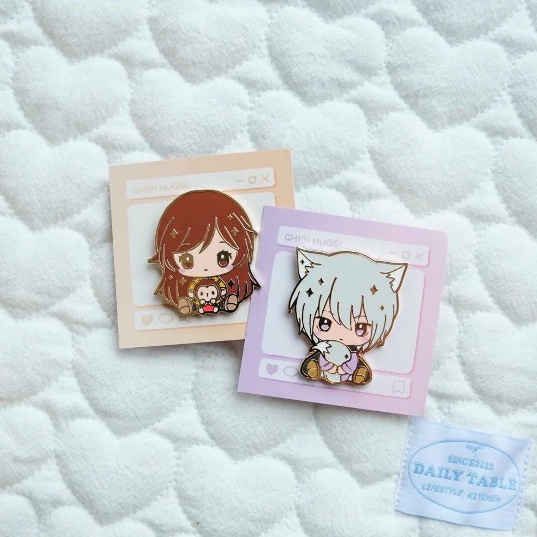 Kami Kiss Nanami Tomoe Chibi Hug Hard Enamel Pins - Etsy