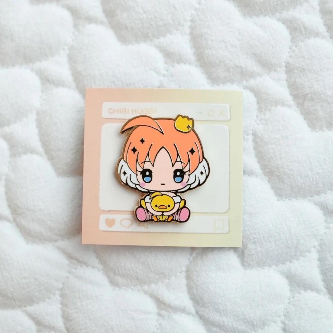 Princess Tutu Duck Ballet Chibi Hug Hard Enamel Pins / Magical Girls ...