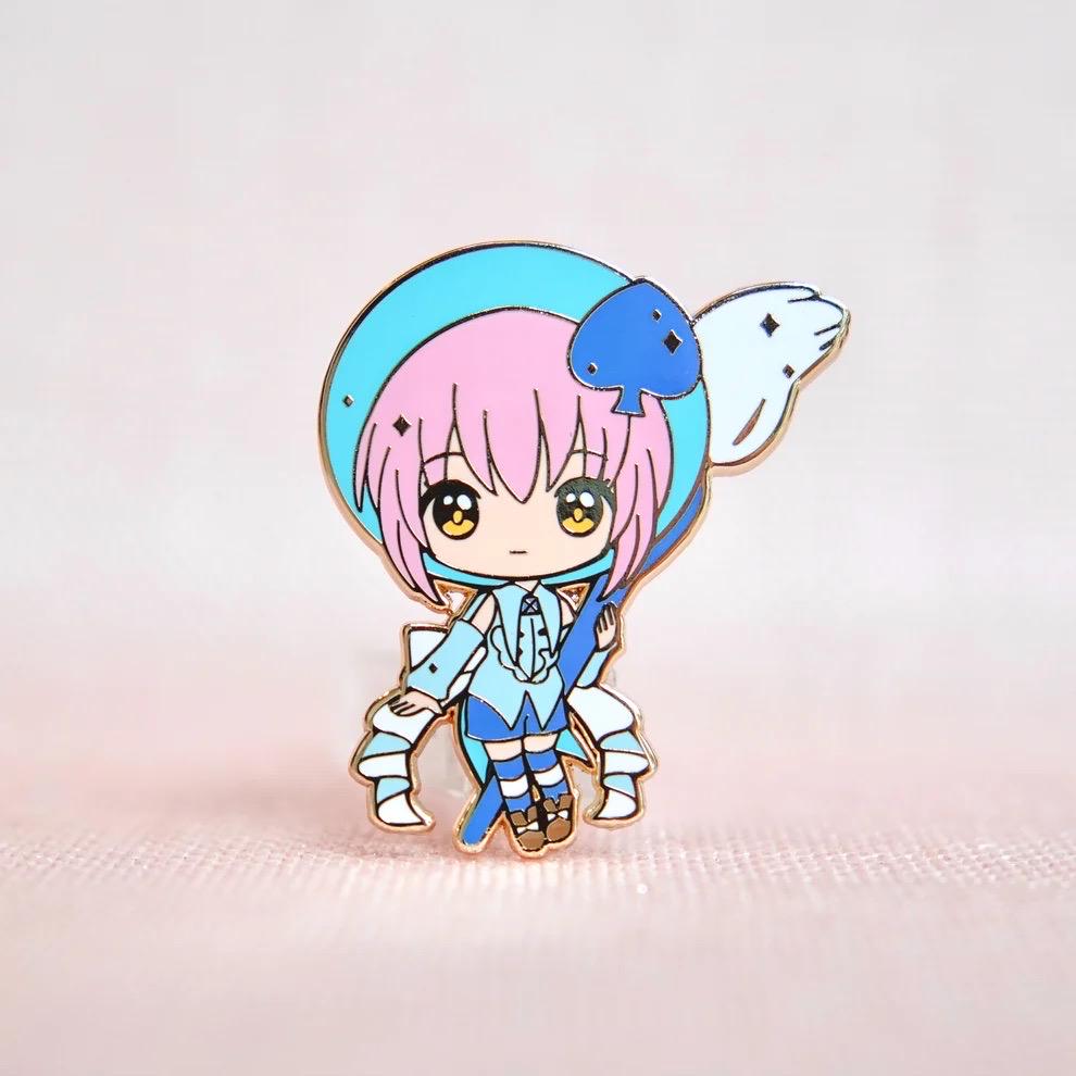 Amulet Spade Enamel Pin: Magical Girl Collectible, Amu Hinamori Shugo ...