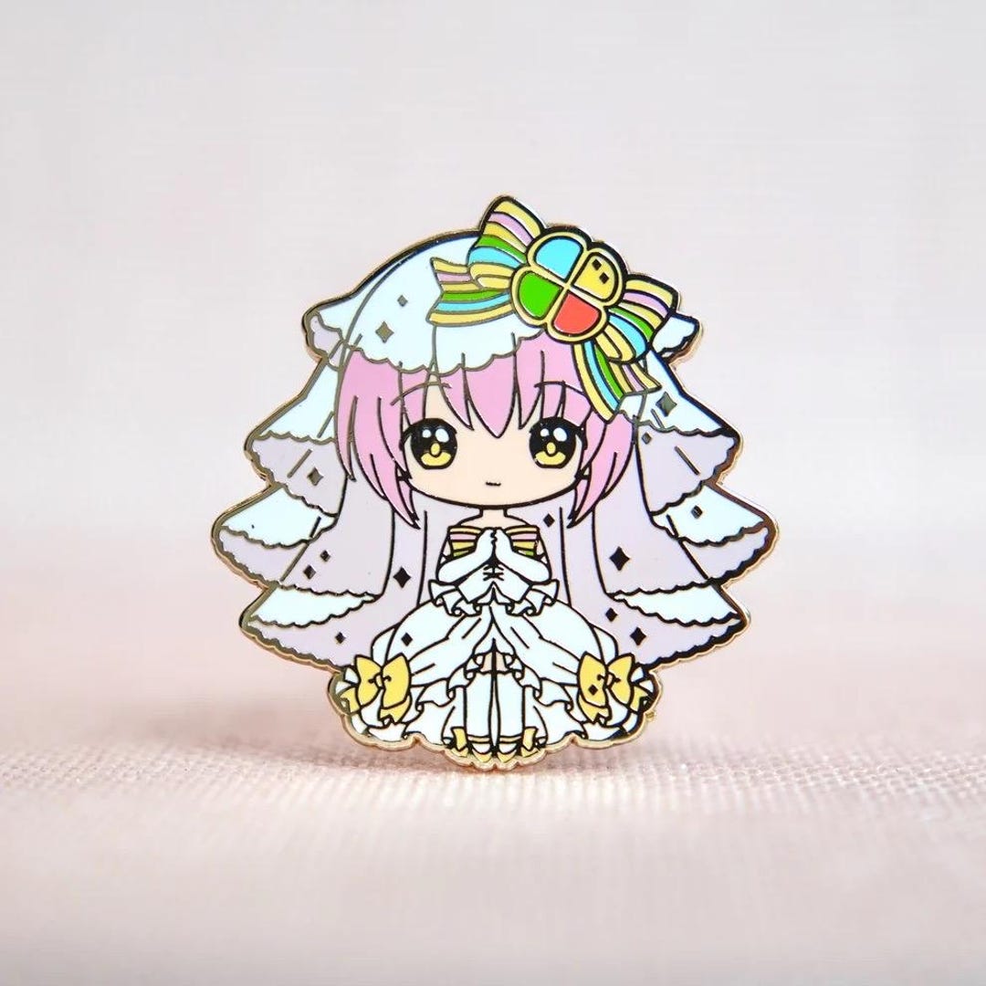Amulet Fortune Enamel Pin: Magical Girl Collectible, Amu Hinamori Shugo ...