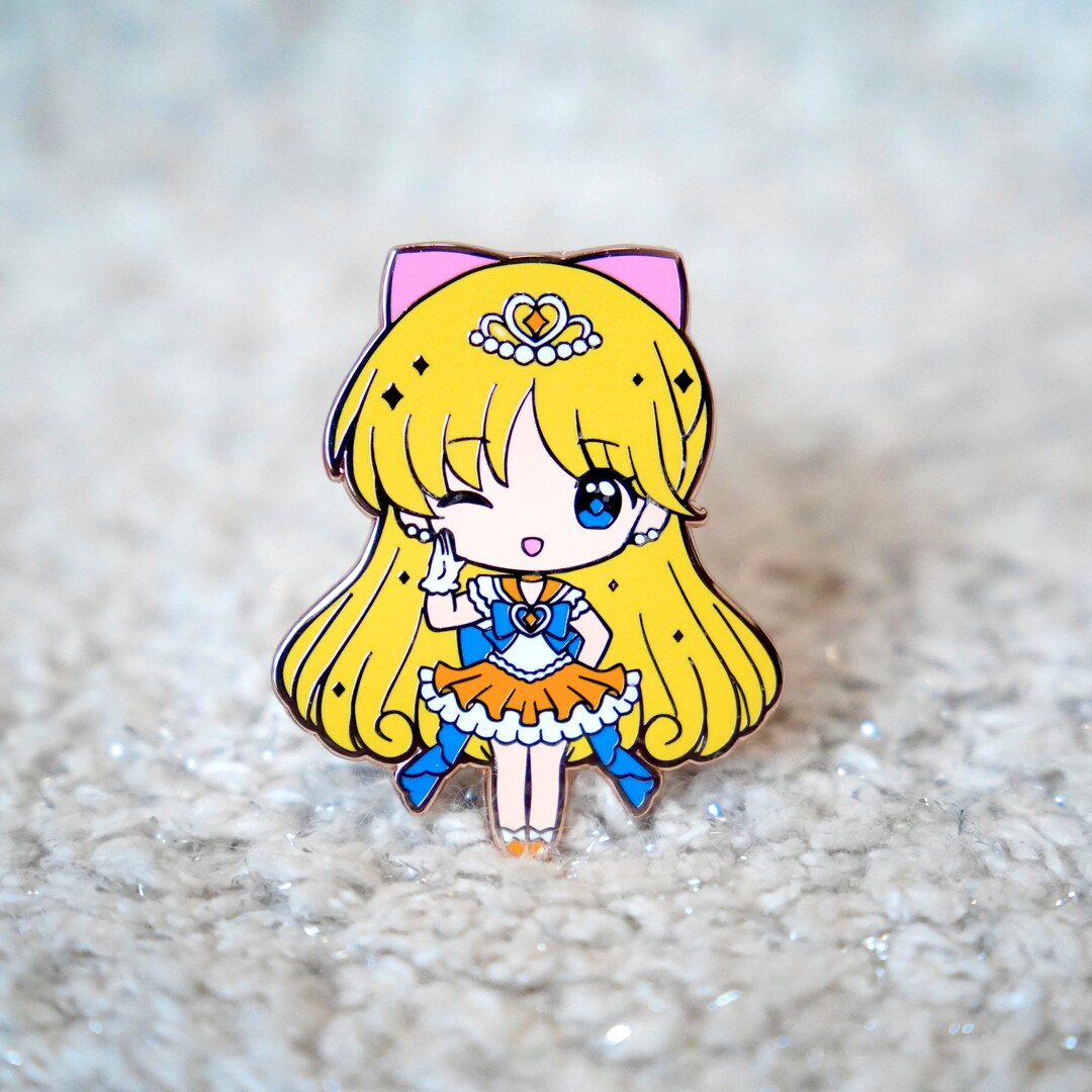 Princess Venus Enamel Pin / Senshi Scouts Moonie / Cute Anime Manga ...