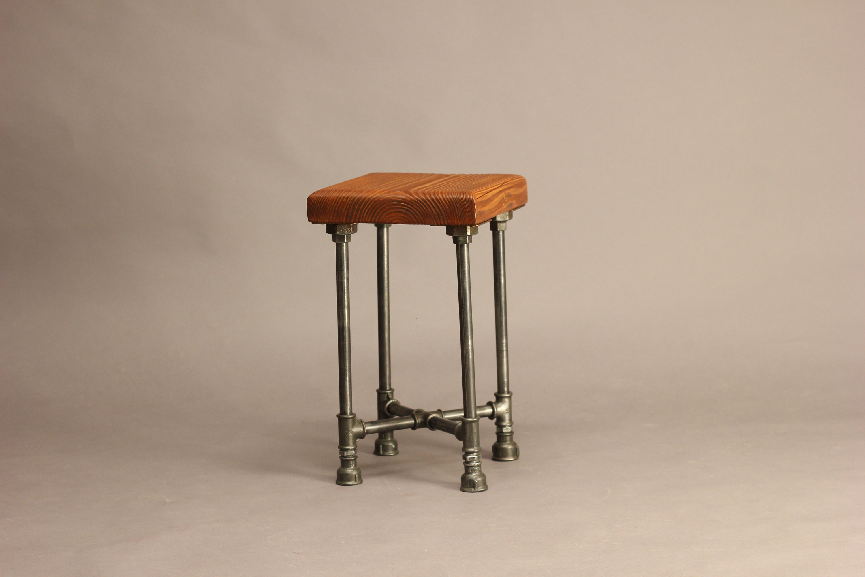 Industrial Bar Stool/retro Pipe Chair - Etsy