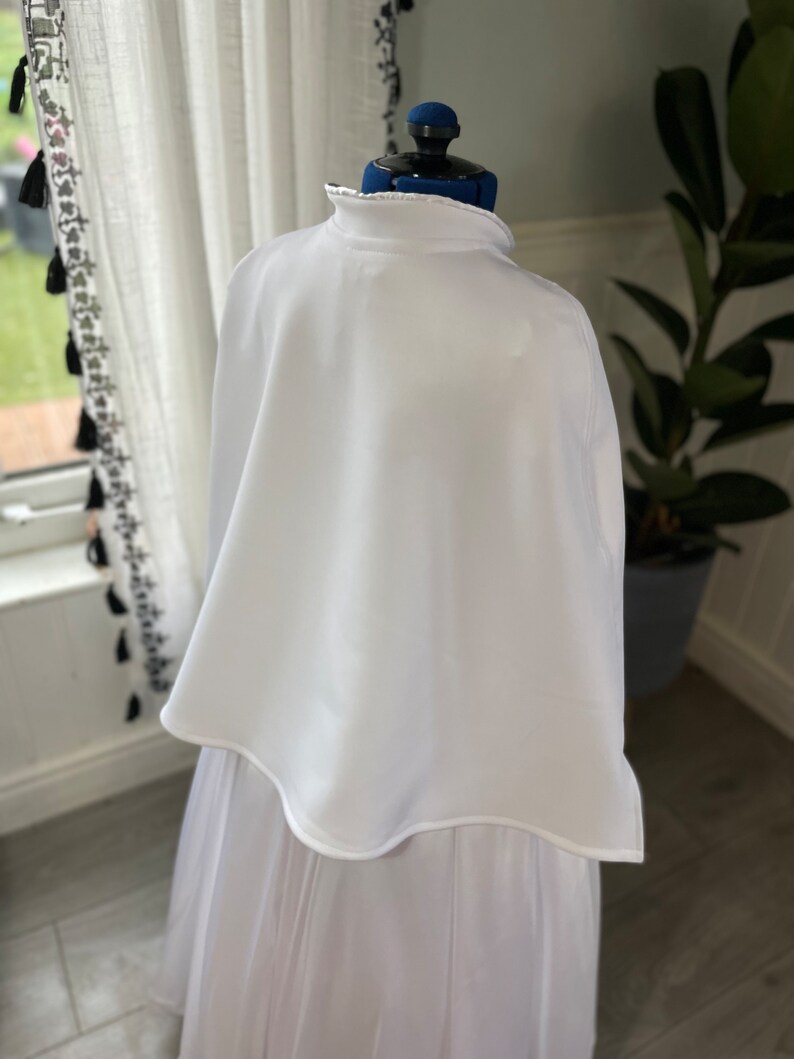 White Cape Cloak, First Holy Communion Shall - Etsy