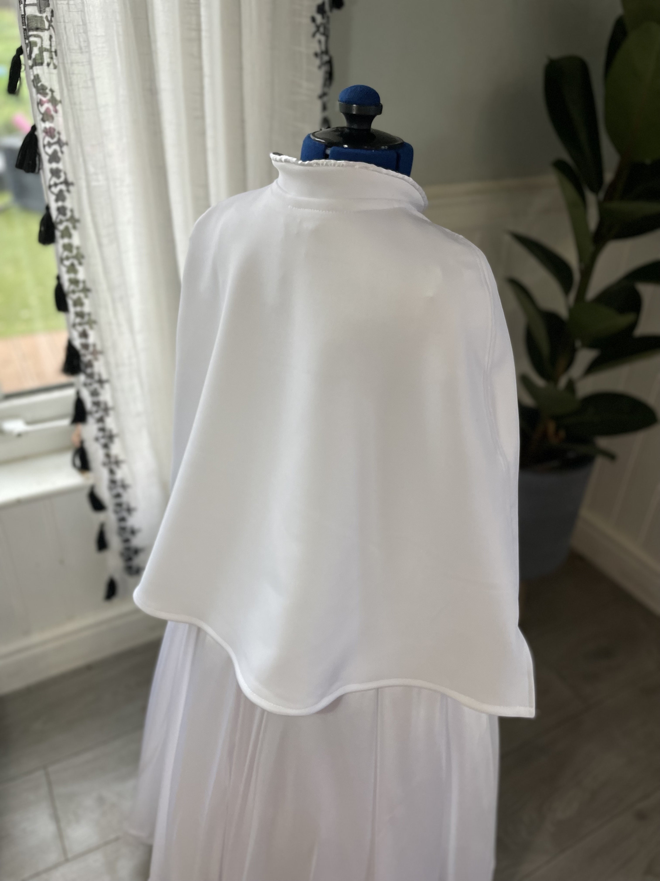 White Cape Cloak, First Holy Communion Shall - Etsy