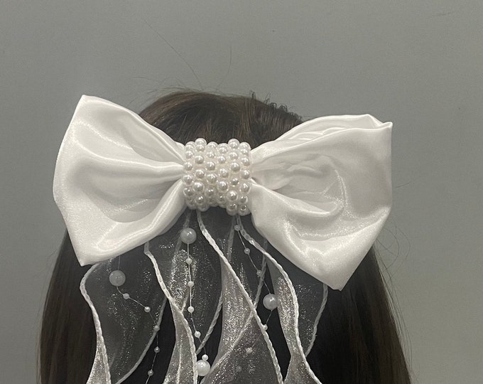 Communion Hair Bow - Etsy