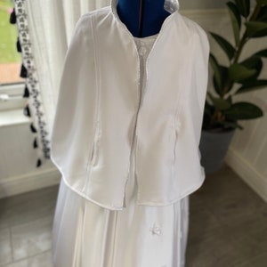 White Cape Cloak, First Holy Communion Shall - Etsy