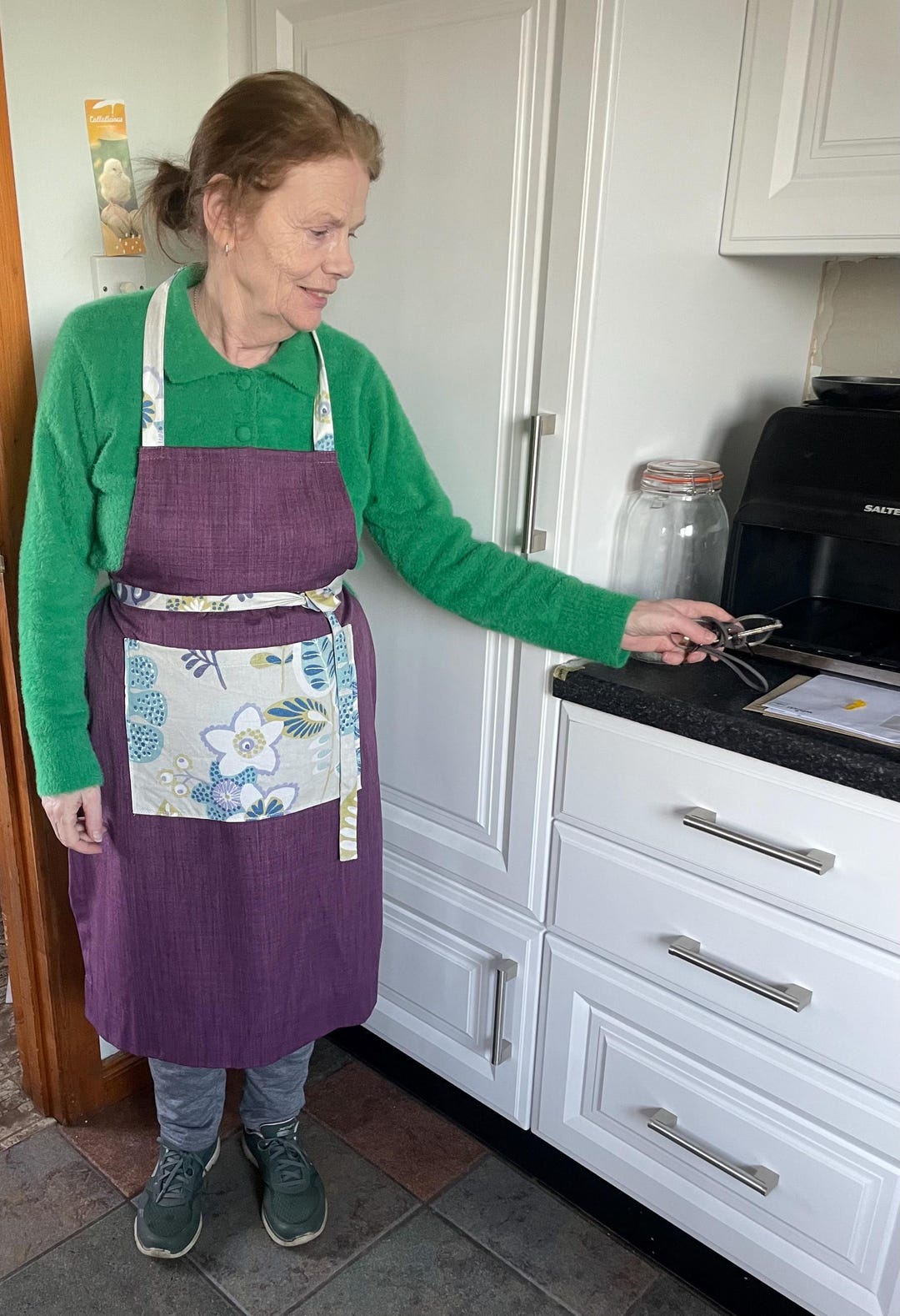 Apron Made From Repurposed Curtains - Etsy