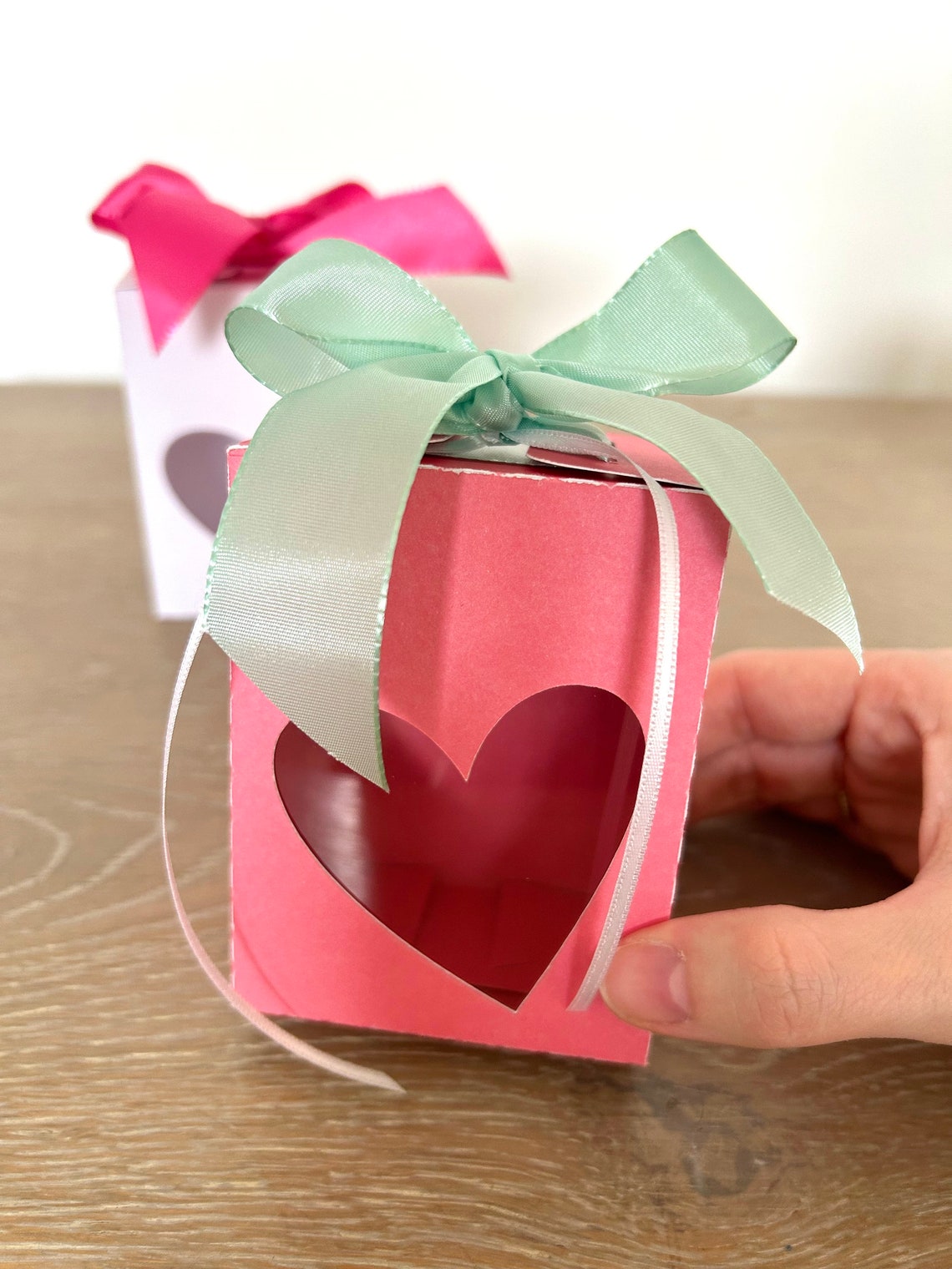 Plotterdatei SVG, PNG, DXF Herz Box, Geschenkschachtel, Valentinstag, Muttertag, Hochzeit ...