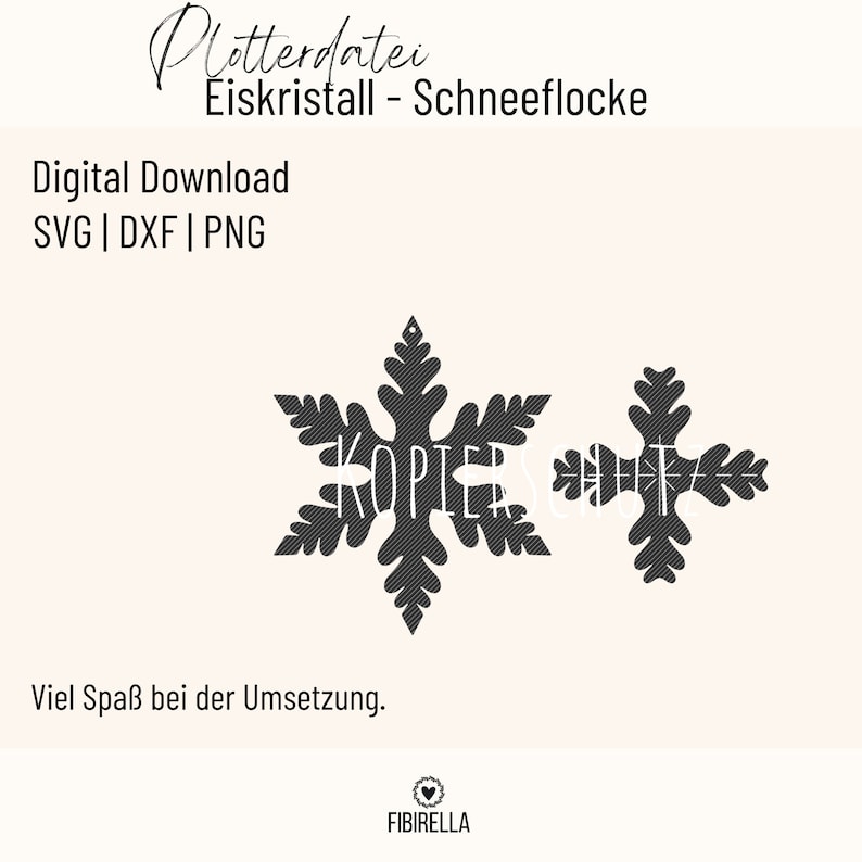 Plotterdatei Schneeflocke 3D, Eiskristall, Papierschneeflocke, Weihnachten, Schneidedatei SVG ...