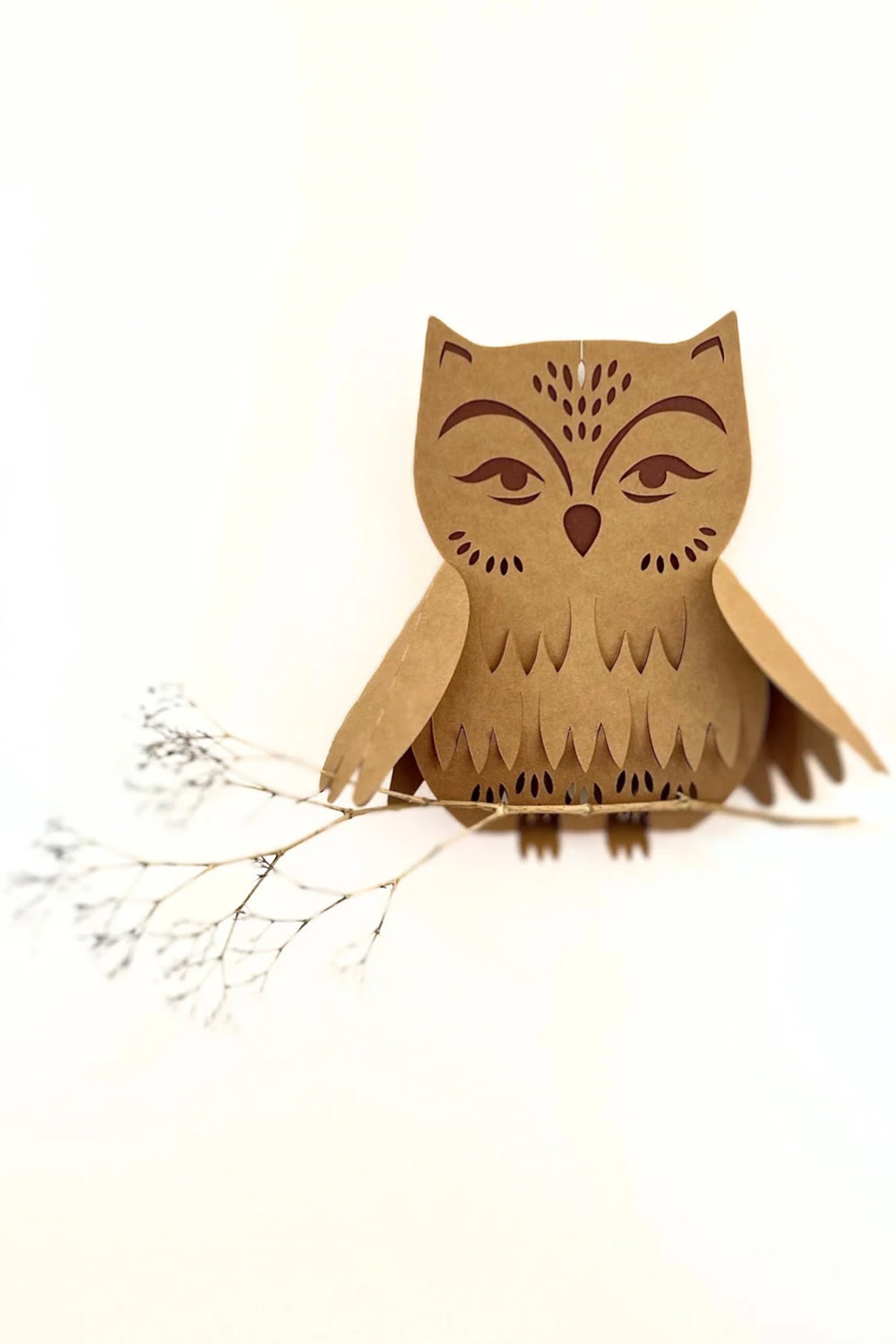 Plotterdatei SVG PNG DXF Eule Anhänger Herbst - Etsy.de