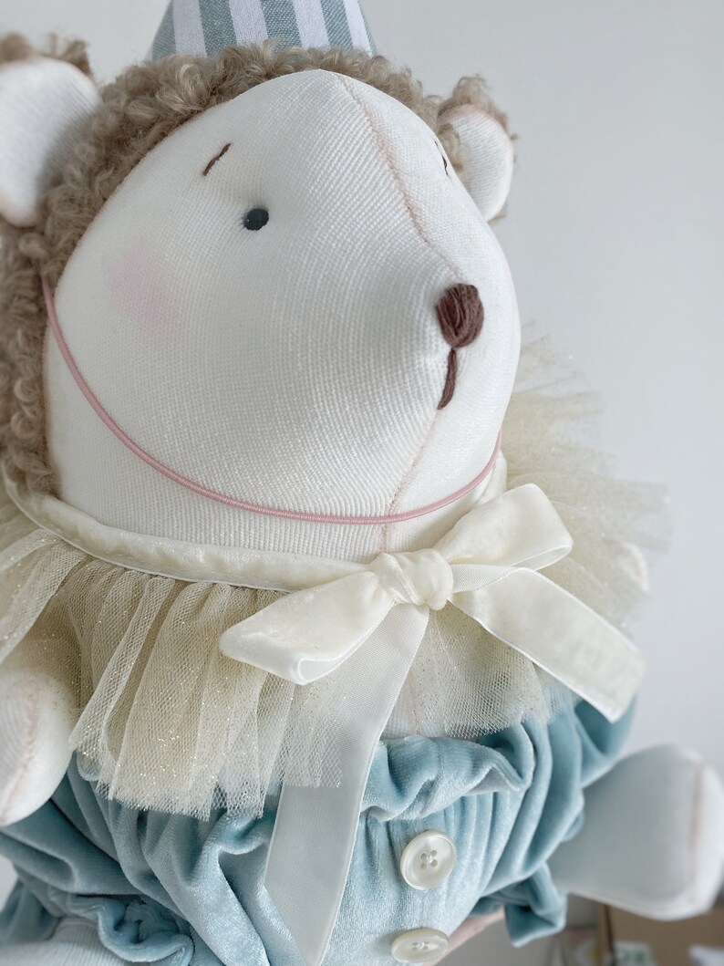 Handmade Fabric Doll HEDGEHOG Cloth Figure Stuffed Toy 16.5 Inches - Etsy