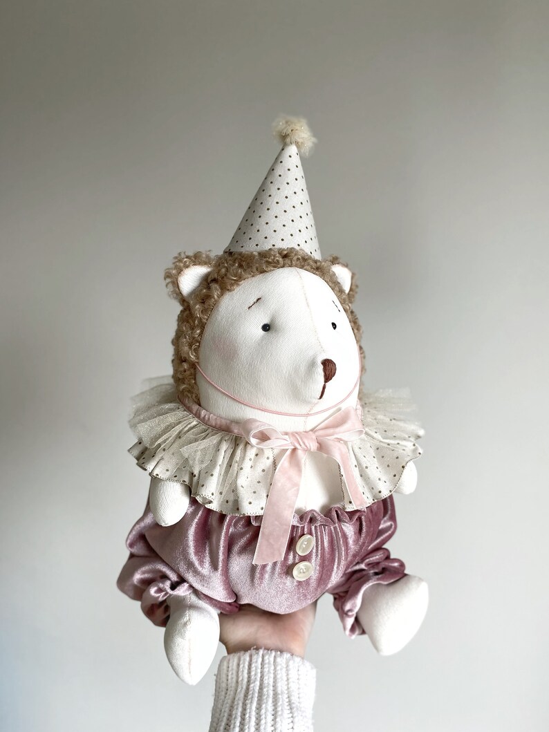 Handmade Fabric Doll HEDGEHOG Cloth Figure Stuffed Toy 16.5 Inches - Etsy