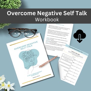 Overcome Negative Self Talk Workbook, INSTANT DOWNLOAD PDF, Silence ...