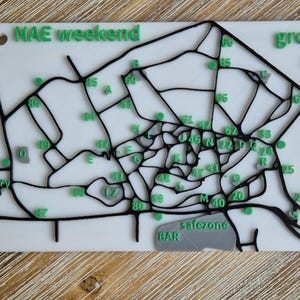 Groundzero Airsoft Map - National Airsoft Event - 3D Printed GREEN ...